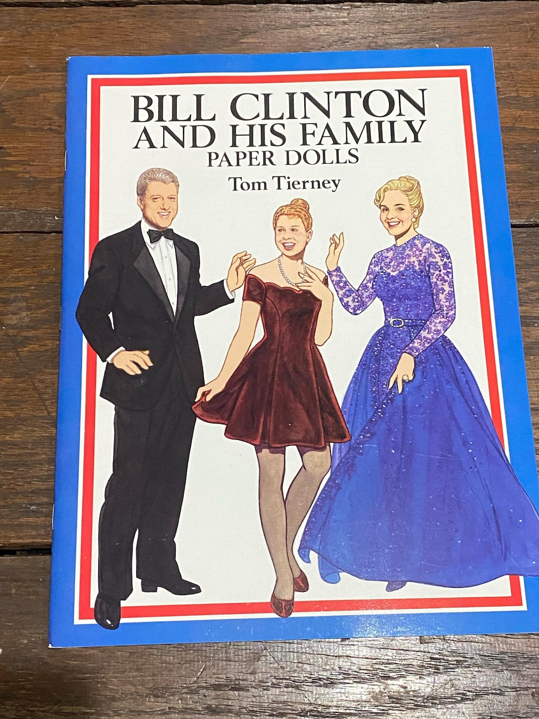 President Bill Hillary Clinton and His Family Paper Dolls Tom Tierney ...