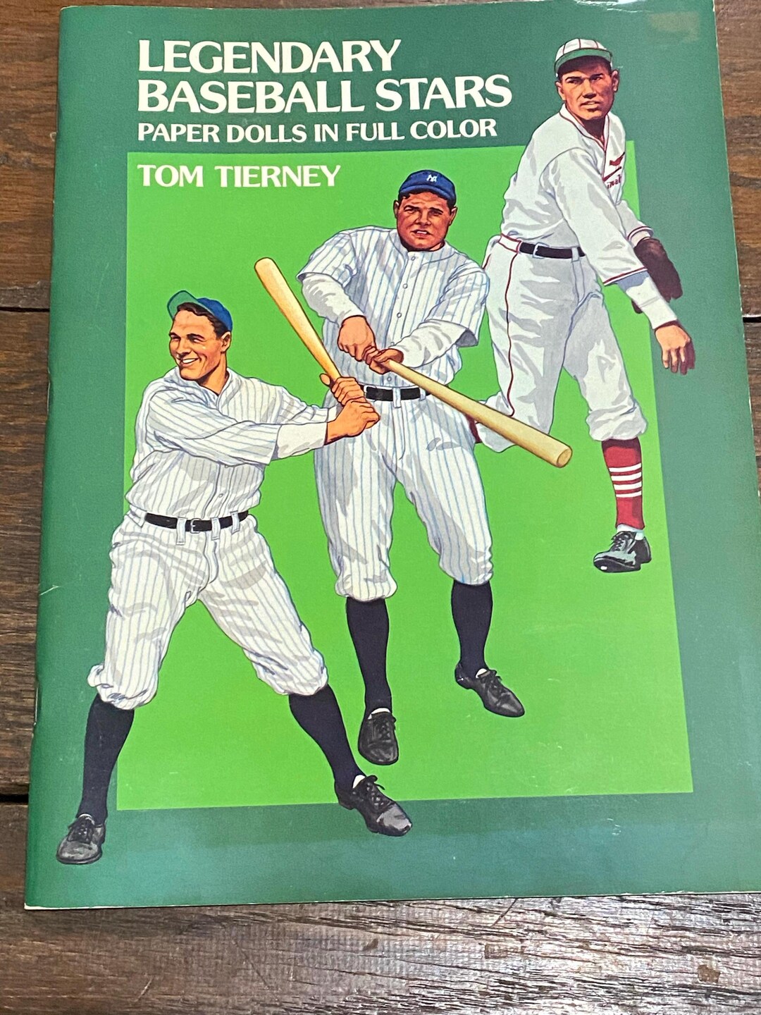 Legendary Baseball Stars Paper Dolls in Full Color Book Tom Tierney ...
