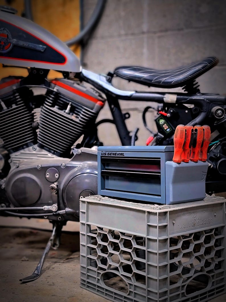 Sideloaded Screwdriver Dock | Magnetic Side Mount for Mini Toolbox ...