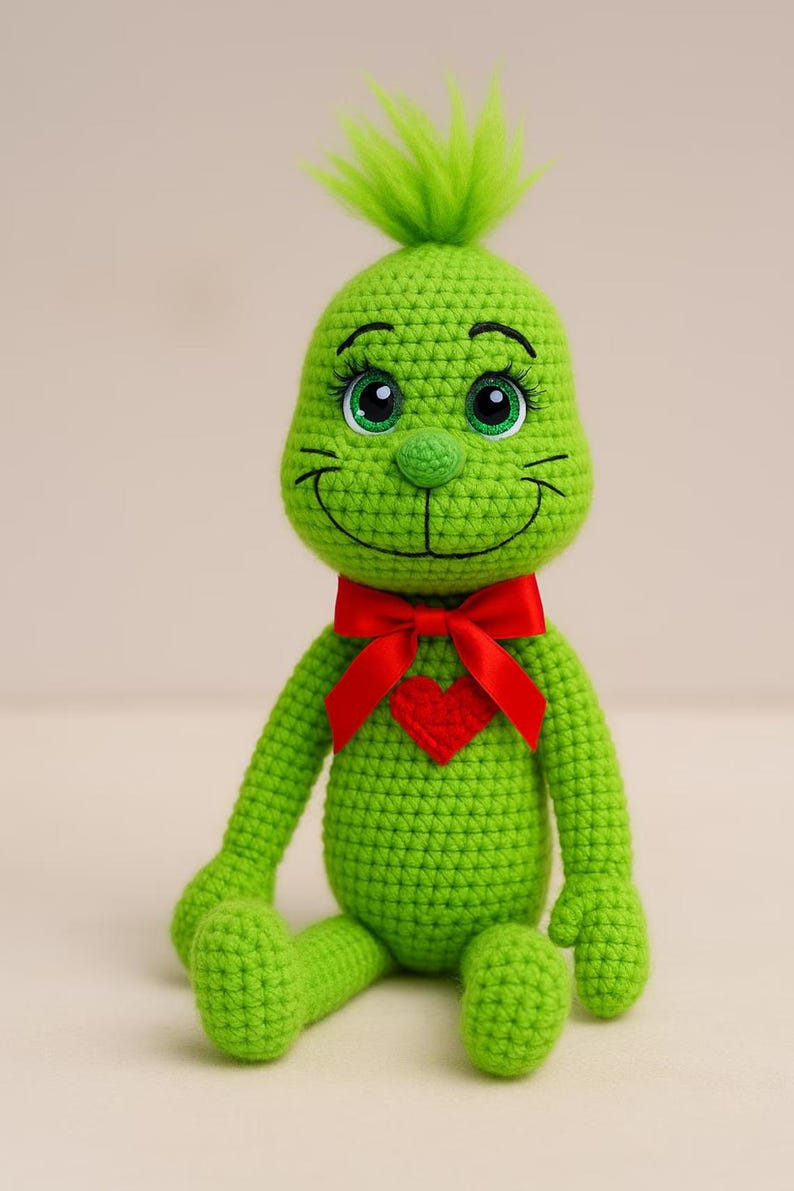 Grinch and Max Crochet Pattern: Amigurumi Holiday Plush (digital ...