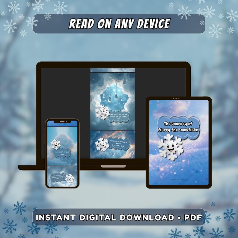 Winter Storybook for Kids | How Snowflakes Form | Preschool Weather ...