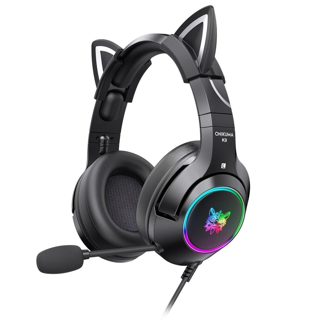 Head-mounted Gaming Gaming Cute Girls Wired Computer Headset - Etsy