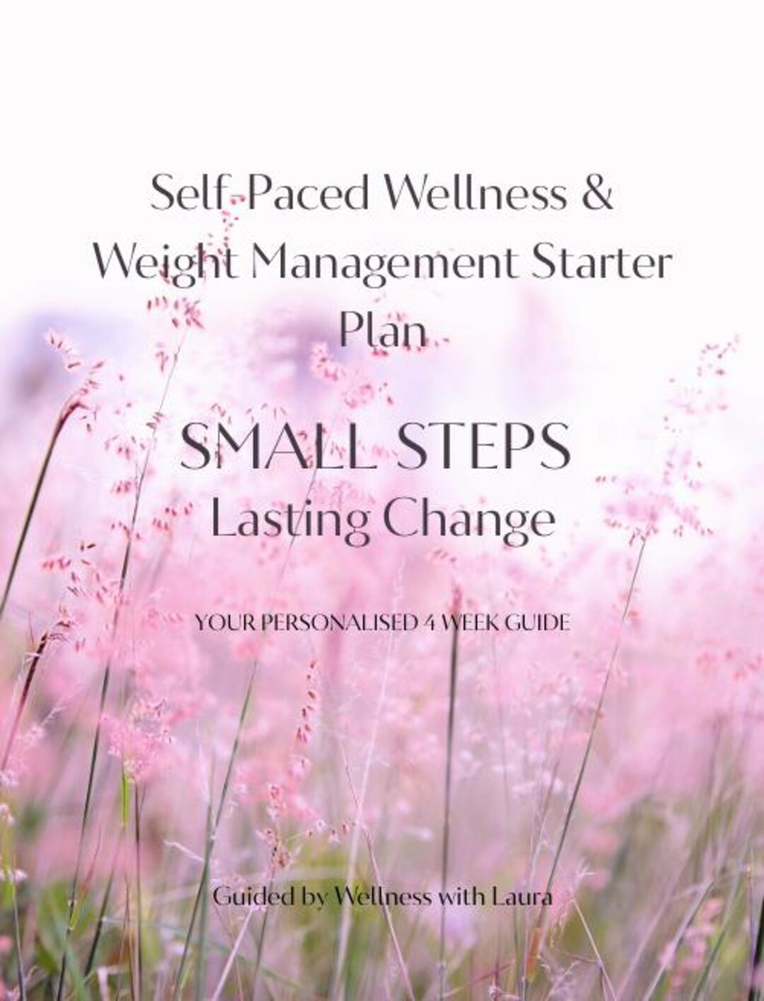 4-week Wellness & Weight Management Digital Journal – Self-paced Guide ...