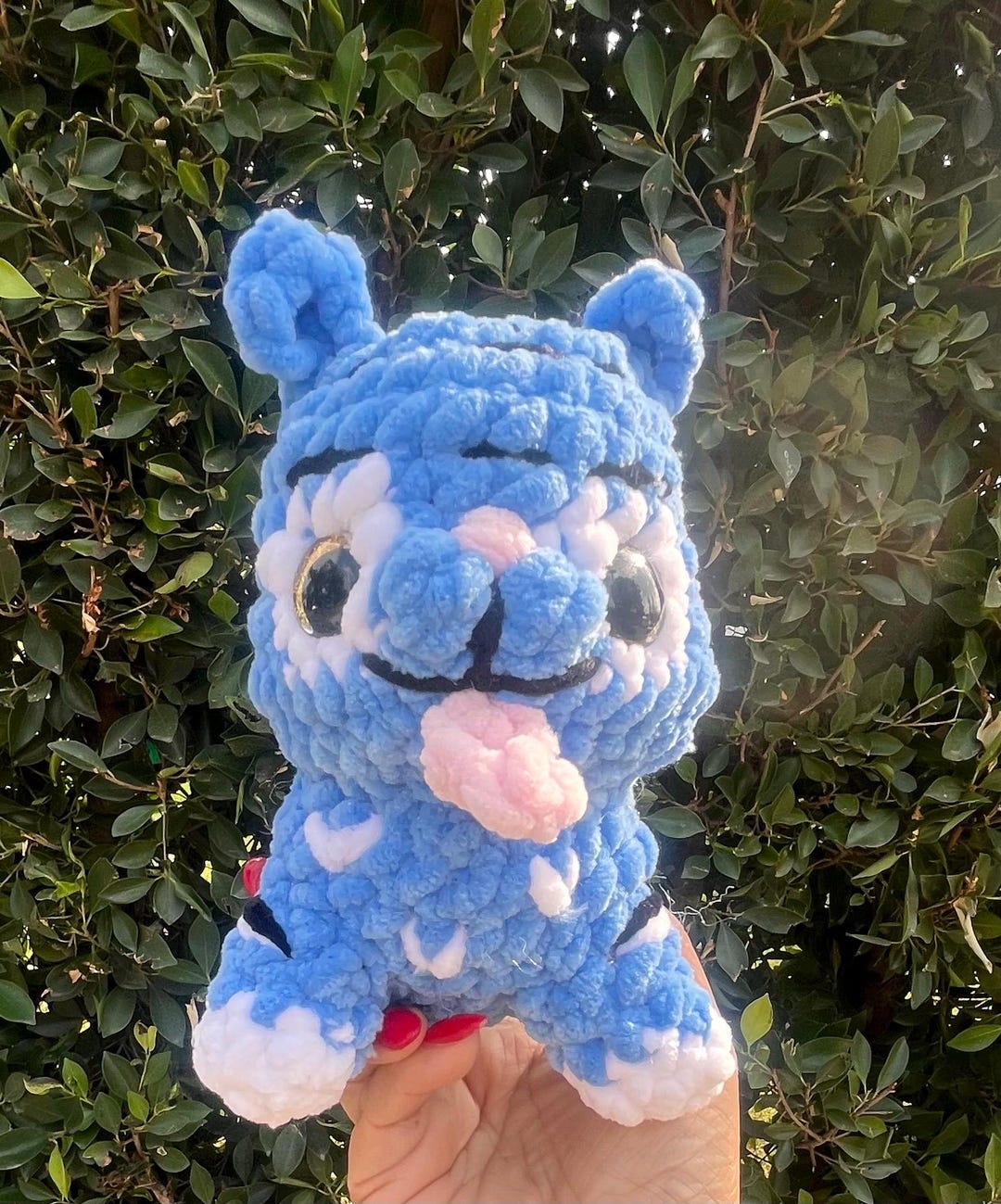 Crochet Derpy Tiger Plushie | Crochet Pocket Pals | Handmade Crochet ...