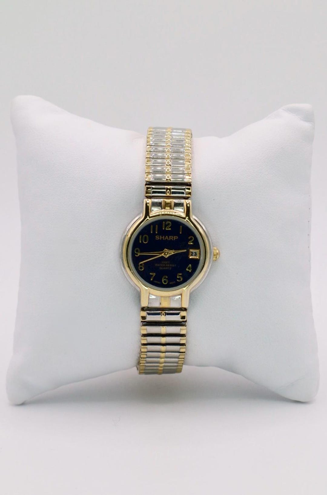 Vintage Gold and Silver Toned Sharp Watch - Etsy