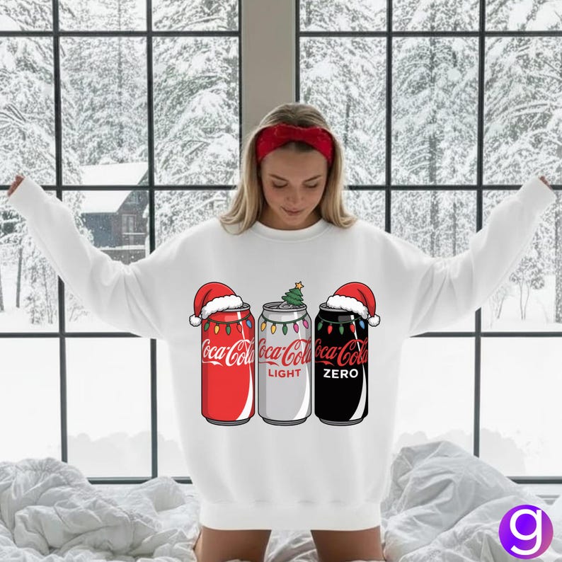 Christmas Coca Cola Cans PNG Bundle | Holiday Sublimation Design - Etsy
