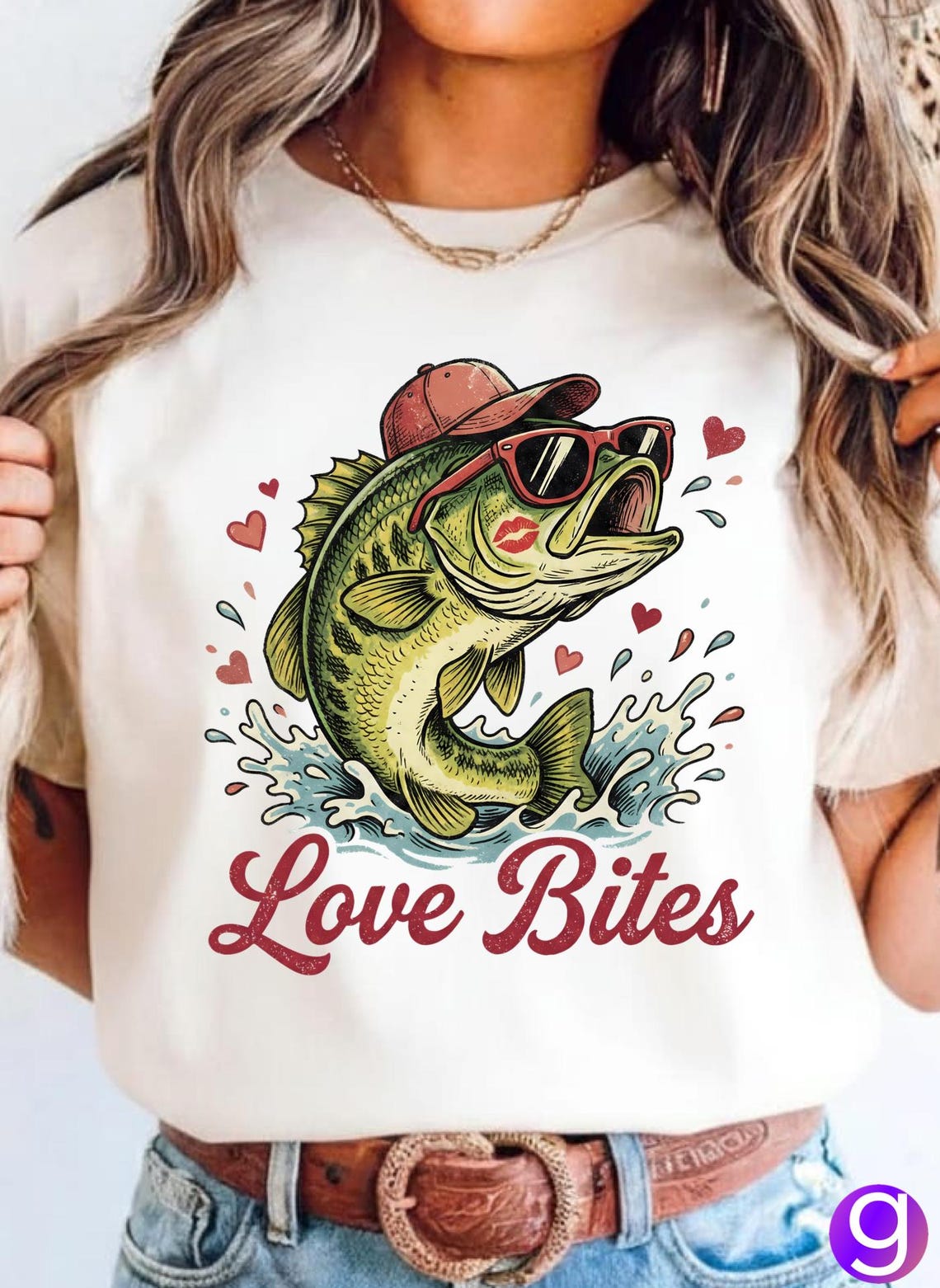 Funny Valentine Bass Fishing PNG, Retro Fisherman Clipart (digital ...