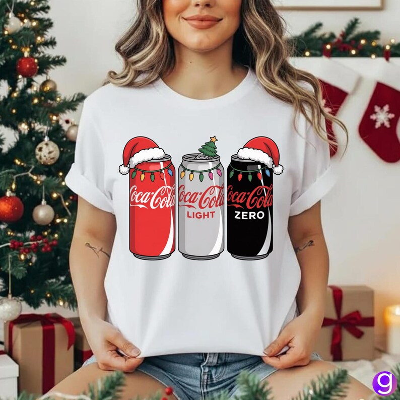 Christmas Coca Cola Cans PNG Bundle | Holiday Sublimation Design - Etsy