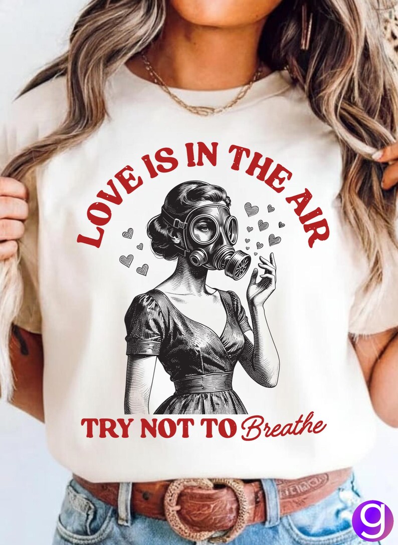 Dark Valentine Gas Mask Woman PNG, Gothic Anti-love Art (digital ...