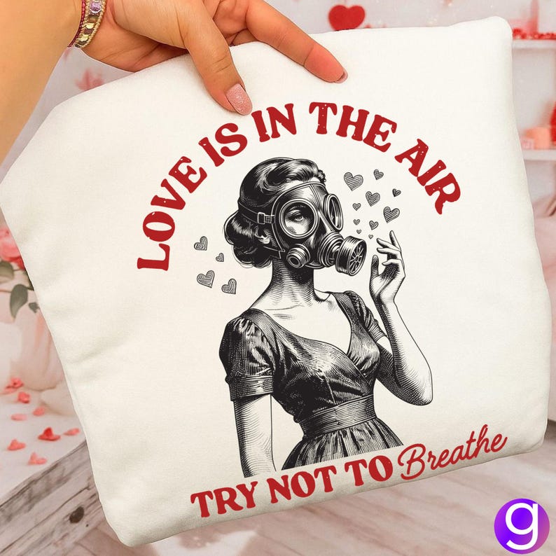 Dark Valentine Gas Mask Woman PNG, Gothic Anti-love Art (digital ...