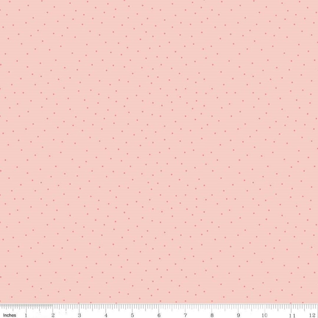 Fairy Edith Dots Coral * - LAMINATED Cotton Fabric - Riley Blake - Etsy