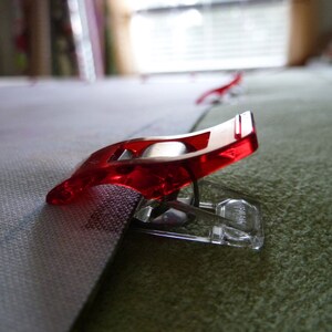 Clover Wonder Clips - Set of 10 Red, Sewing Clips, Quilting Clips ...