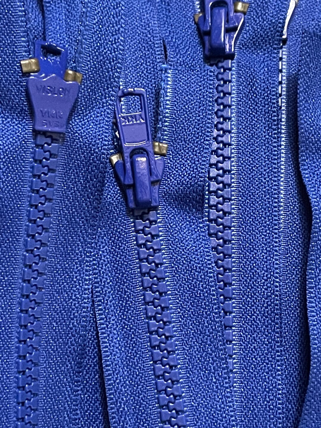 YKK #5 Vislon Molded Zipper 21" Royal Blue - Etsy