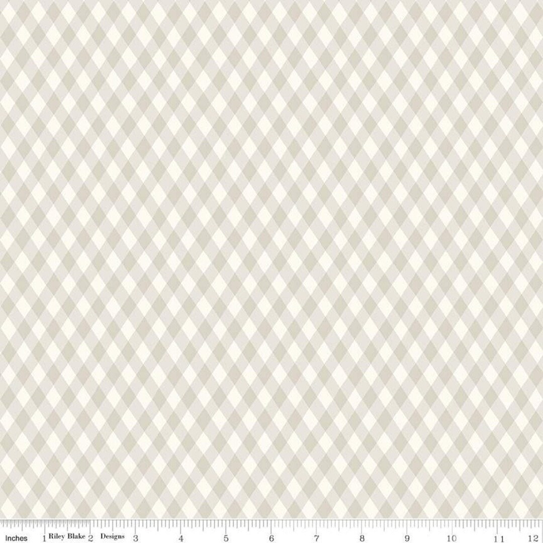 Honey Bee Plaid Taupe * - LAMINATED Cotton Fabric - Riley Blake - Etsy