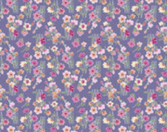 Lucy June Main Plum LAMINATED Cotton Fabric Riley Blake - Etsy