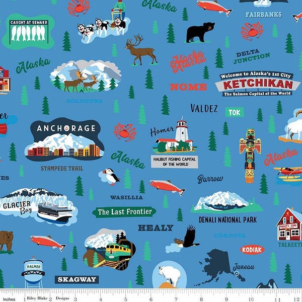 Alaska Fabric - Etsy