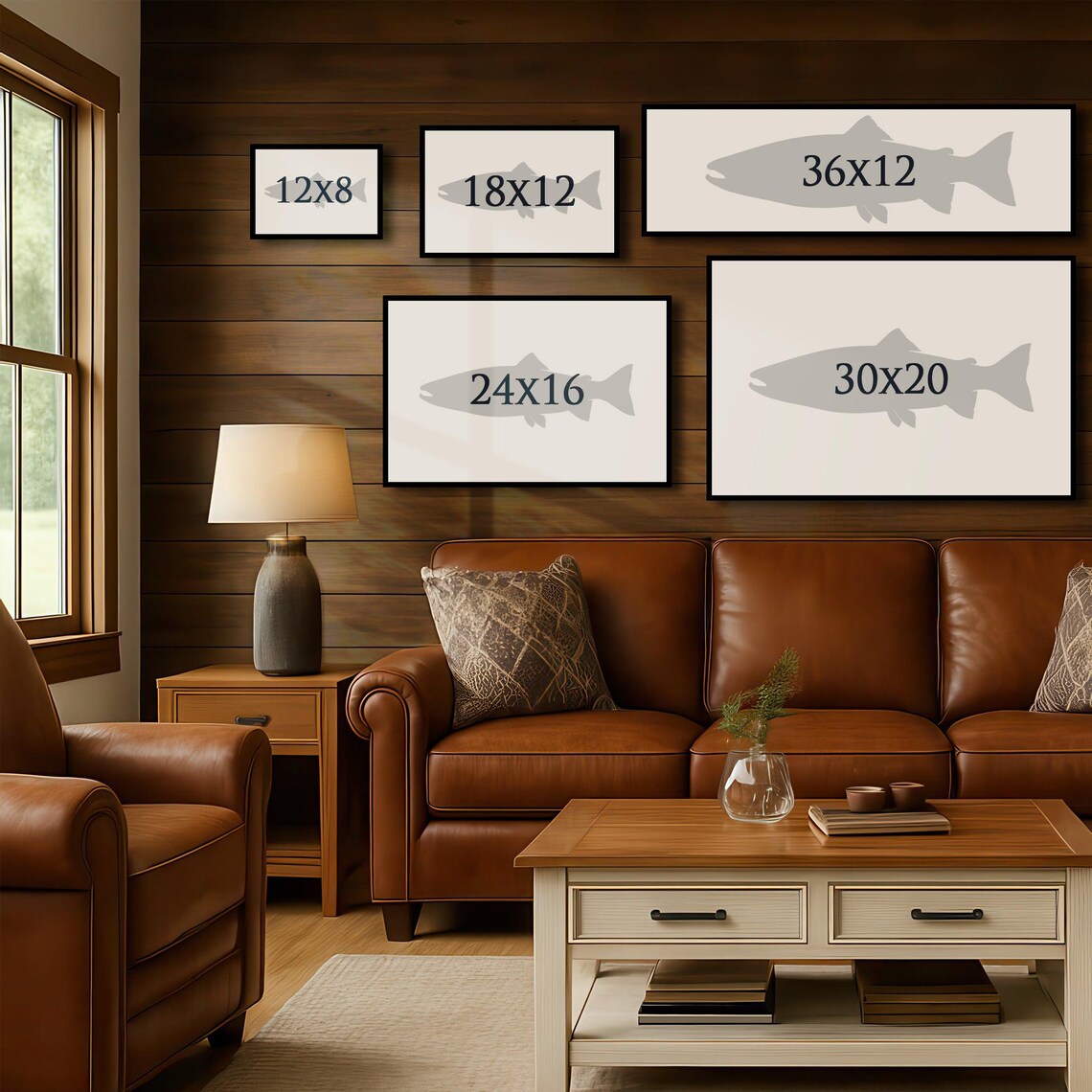 Brook Trout - Side View Freshwater Gamefish Giclee Paper & Aluminum ...