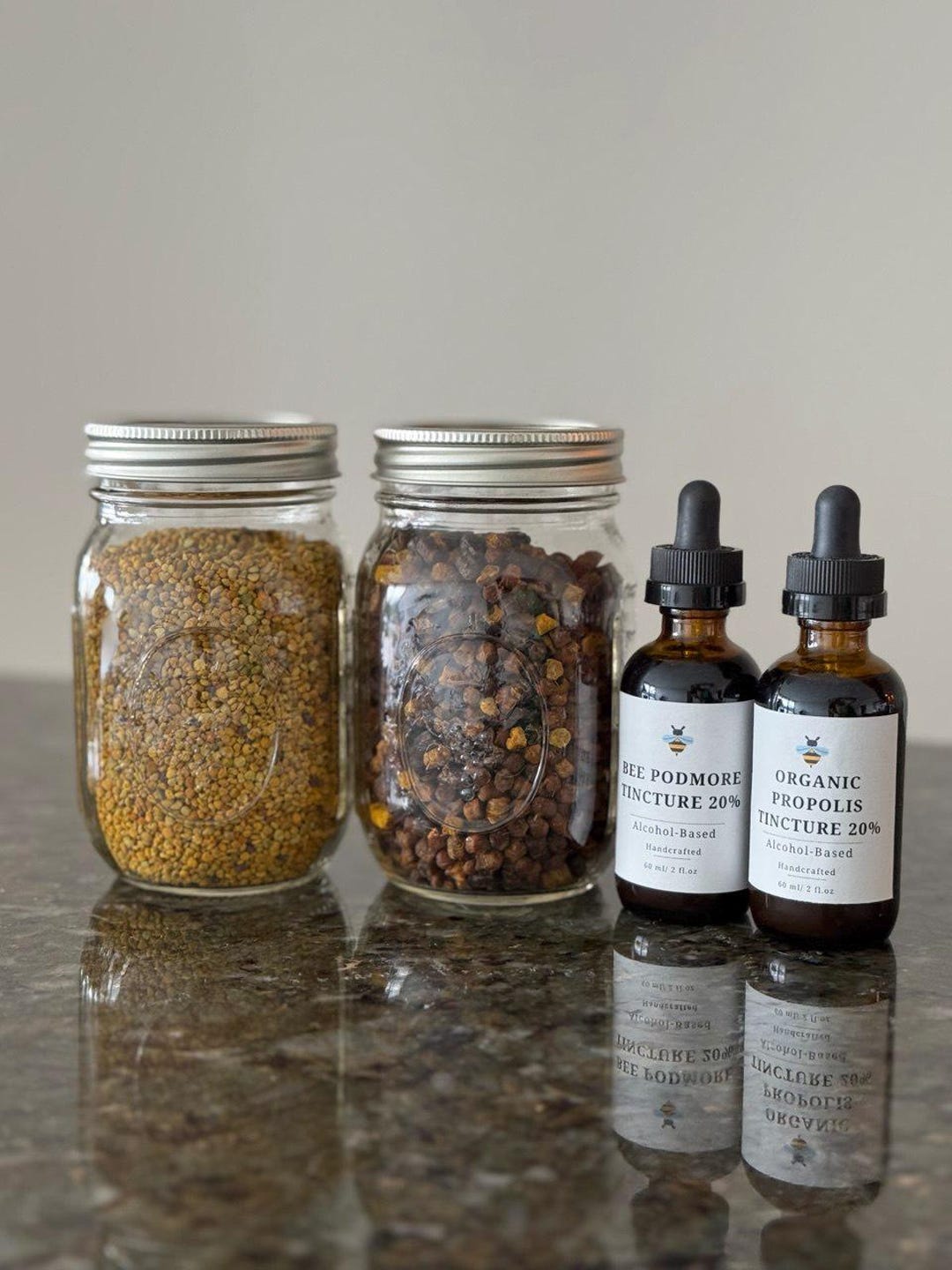 Premium Bee Products Gift Set, Large Traditional Collection, Bee Pollen ...