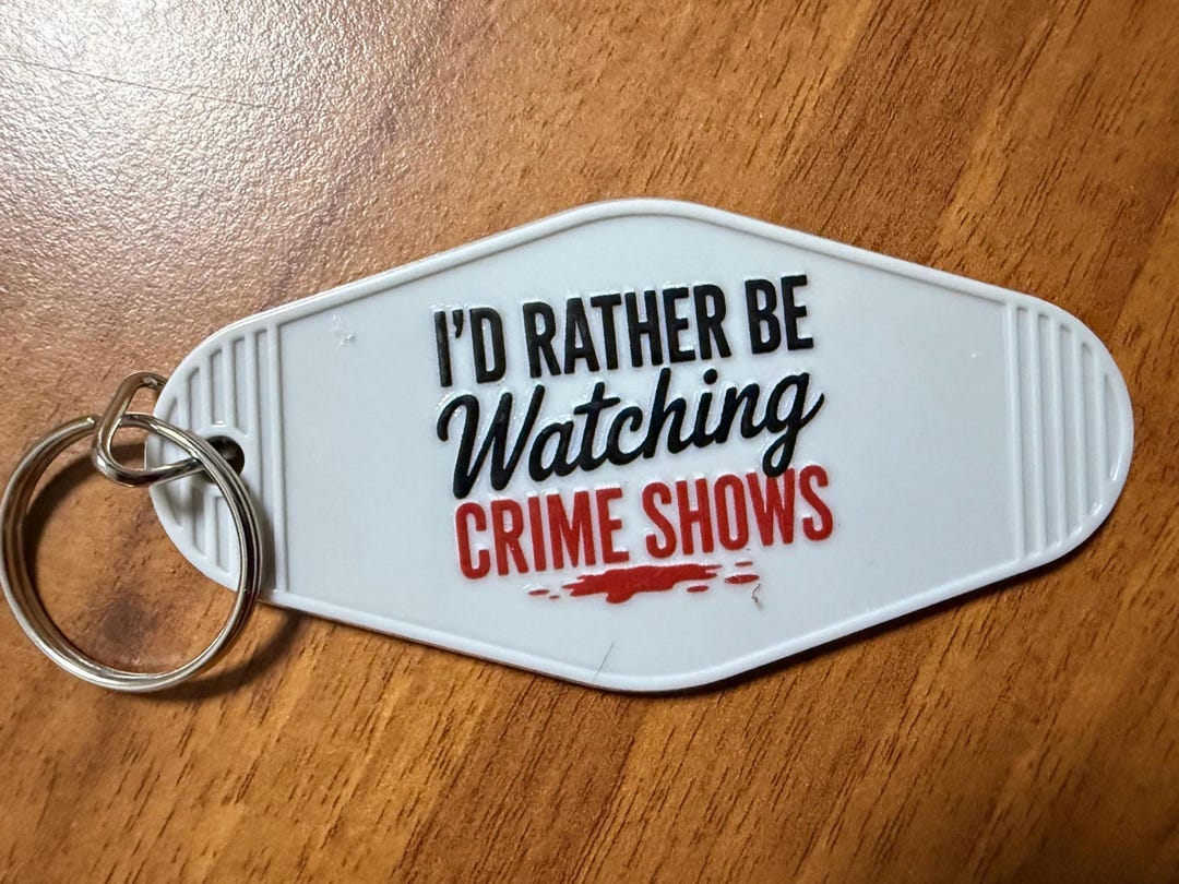 Gray Hotel Key Chain - Crime Show/crime Scene - Etsy