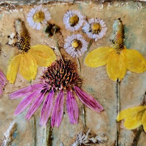 Wildflowers of the Prairie Clay Floral Casting Wall Hanging Art by ...