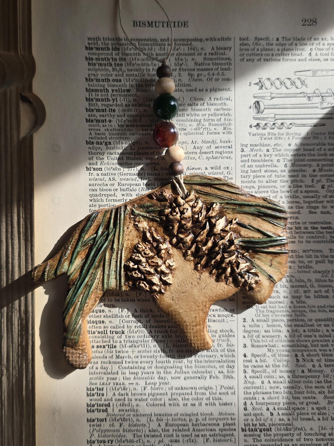 Buffalo Pine Cone Christmas Ornament Bison - Etsy