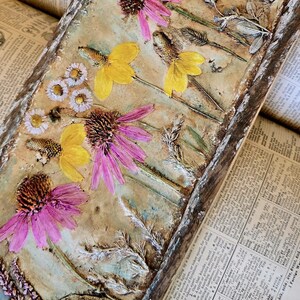 Wildflowers of the Prairie Clay Floral Casting Wall Hanging Art by ...