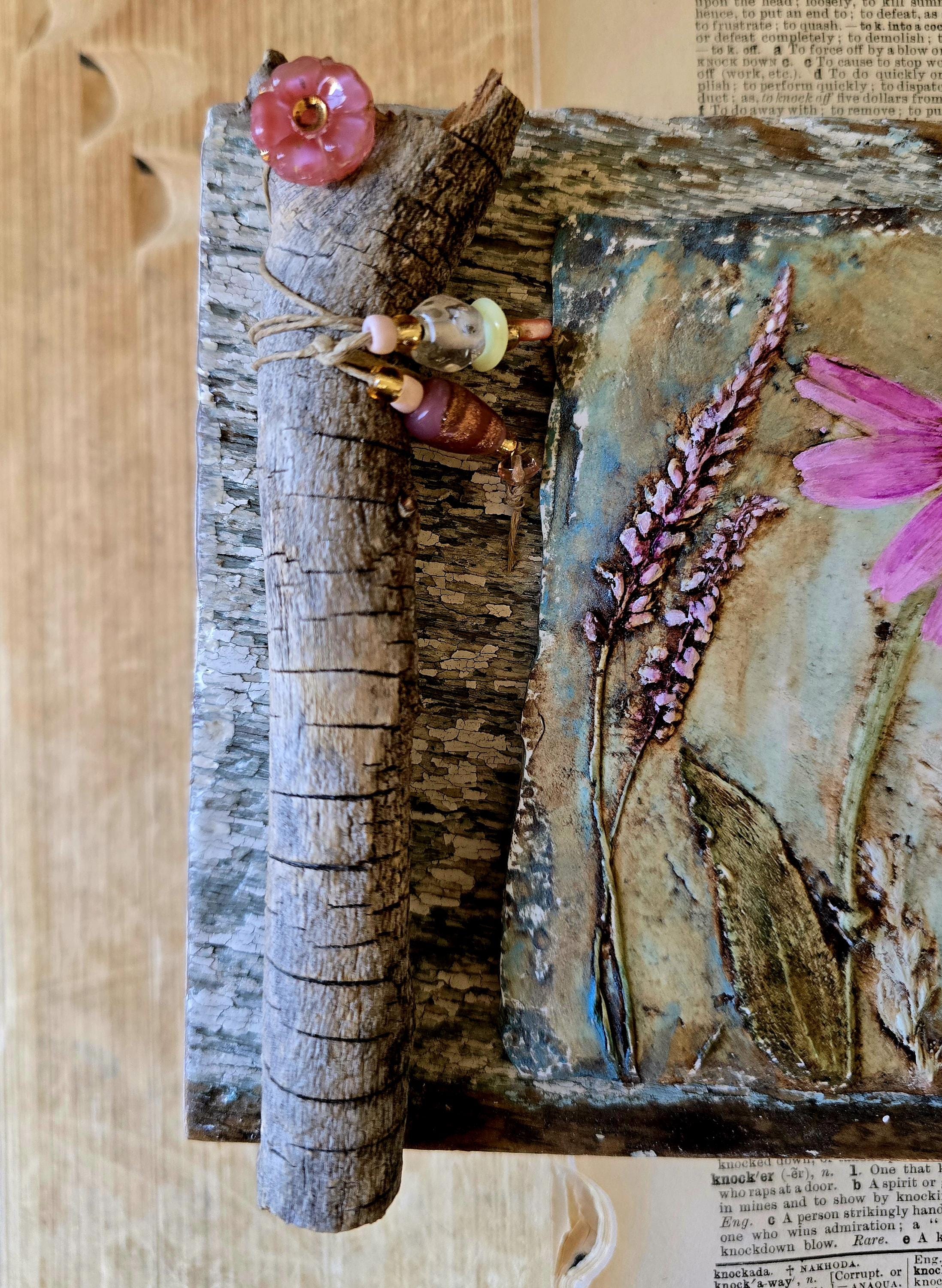 Wildflowers of the Prairie Clay Floral Casting Wall Hanging Art by ...