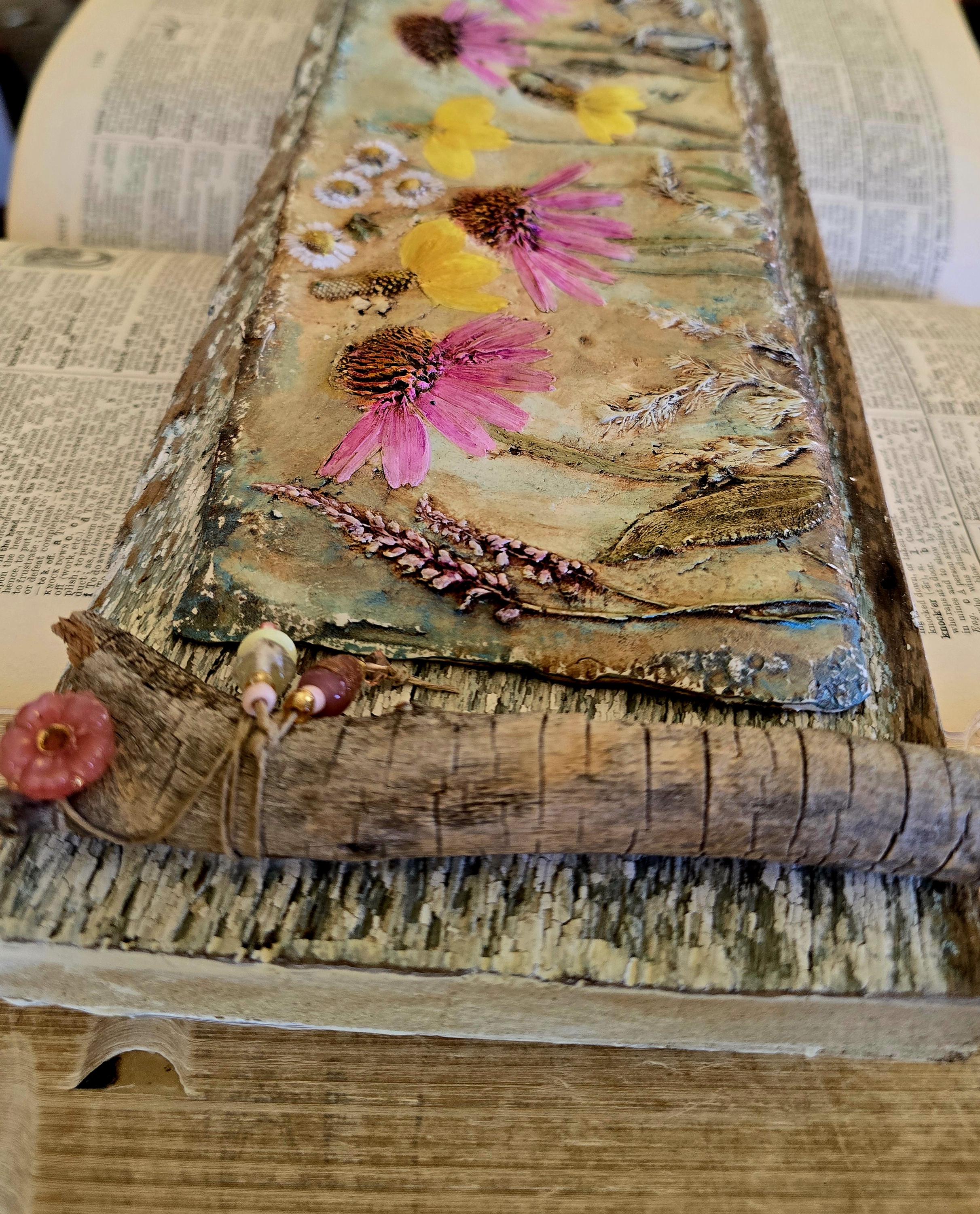 Wildflowers of the Prairie Clay Floral Casting Wall Hanging Art by ...
