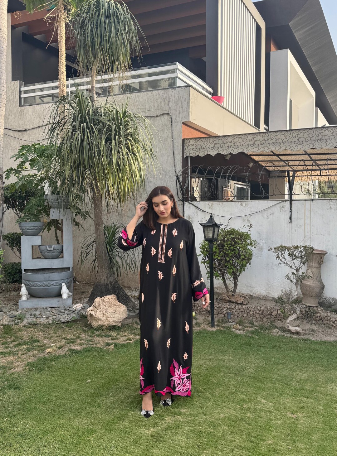 Hand Ari Embroidery Kaftan - Etsy