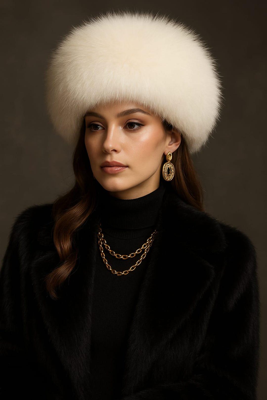 Genuine Fox Fur Kalpak Hat - Etsy