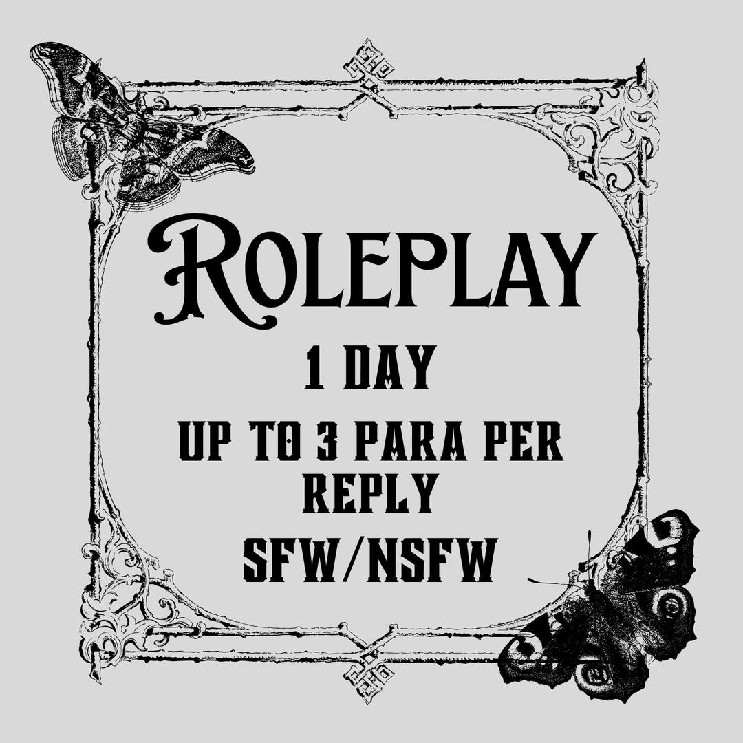 Custom Roleplay, SFW or NSFW, 1 Day, Ocs and Comfort Characters - Etsy