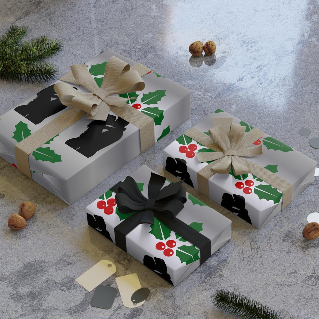Custom Printed Gift Wrapping Paper Rolls: 95gsm Satin Finish - Etsy