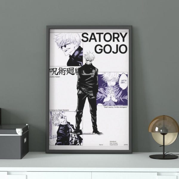 Anime Gojo Panel - Etsy