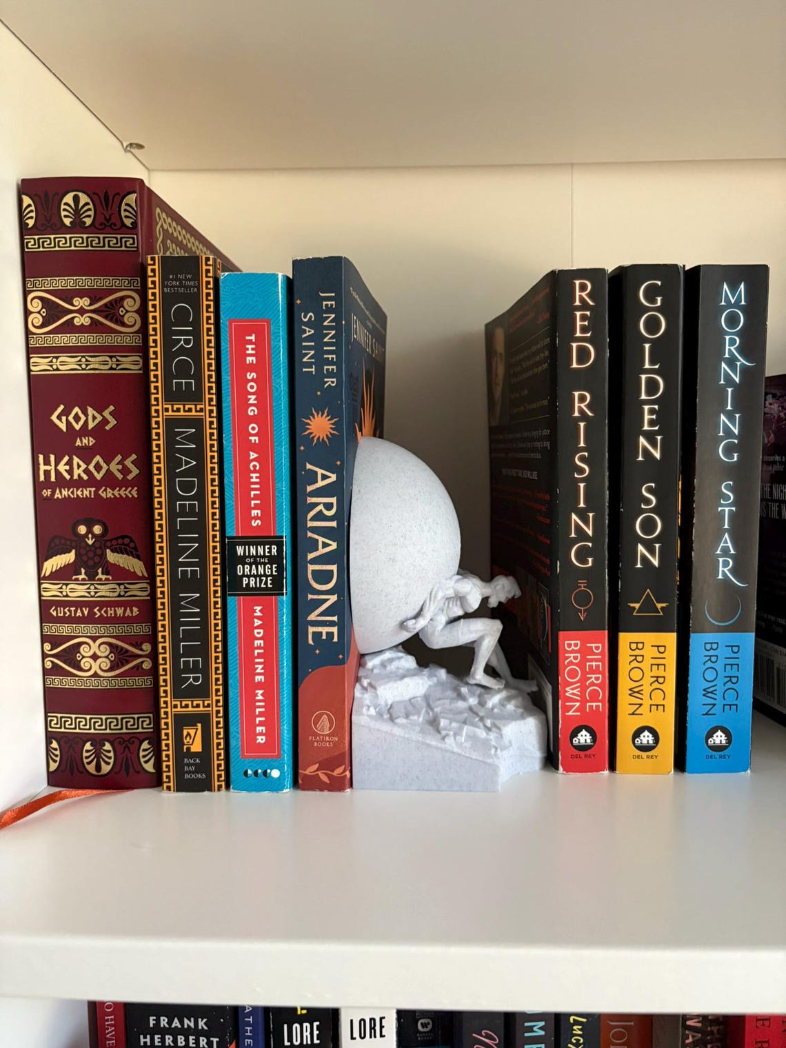 Sisyphus Bookend, Greek Mythology Sculpture, Modern Shelf Decor - Etsy