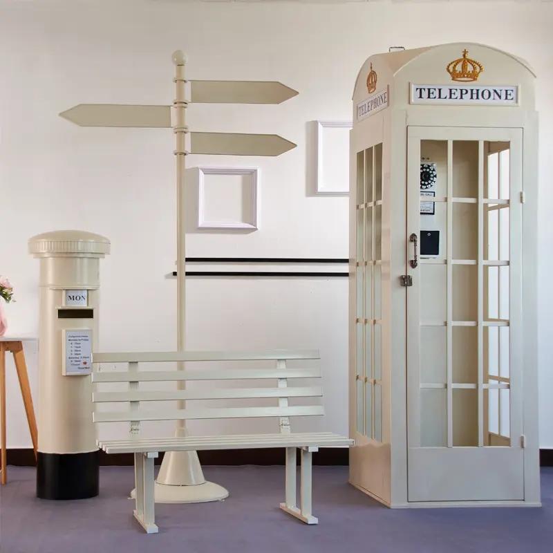 London Telephone Booth, Vintage Wedding & Party Decor, Photo Booth Prop ...