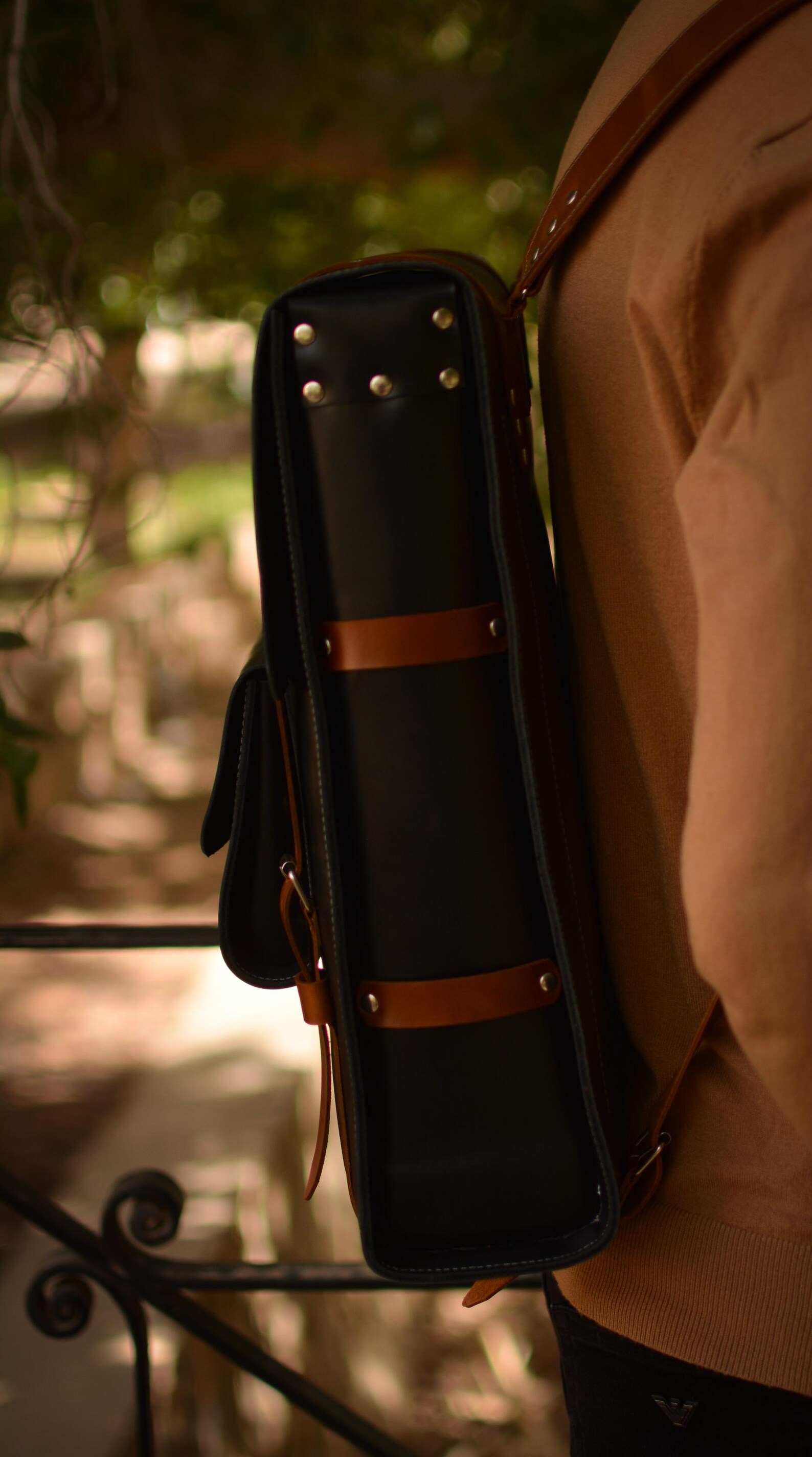Japanese Style Leather Backpack, Structured and Tough - Etsy