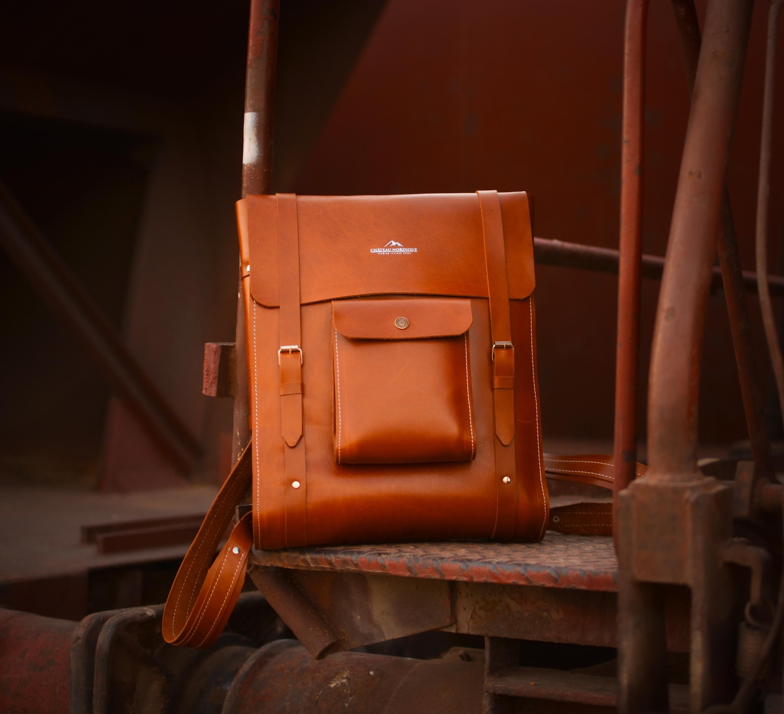 Japanese Style Leather Backpack, Structured and Tough - Etsy