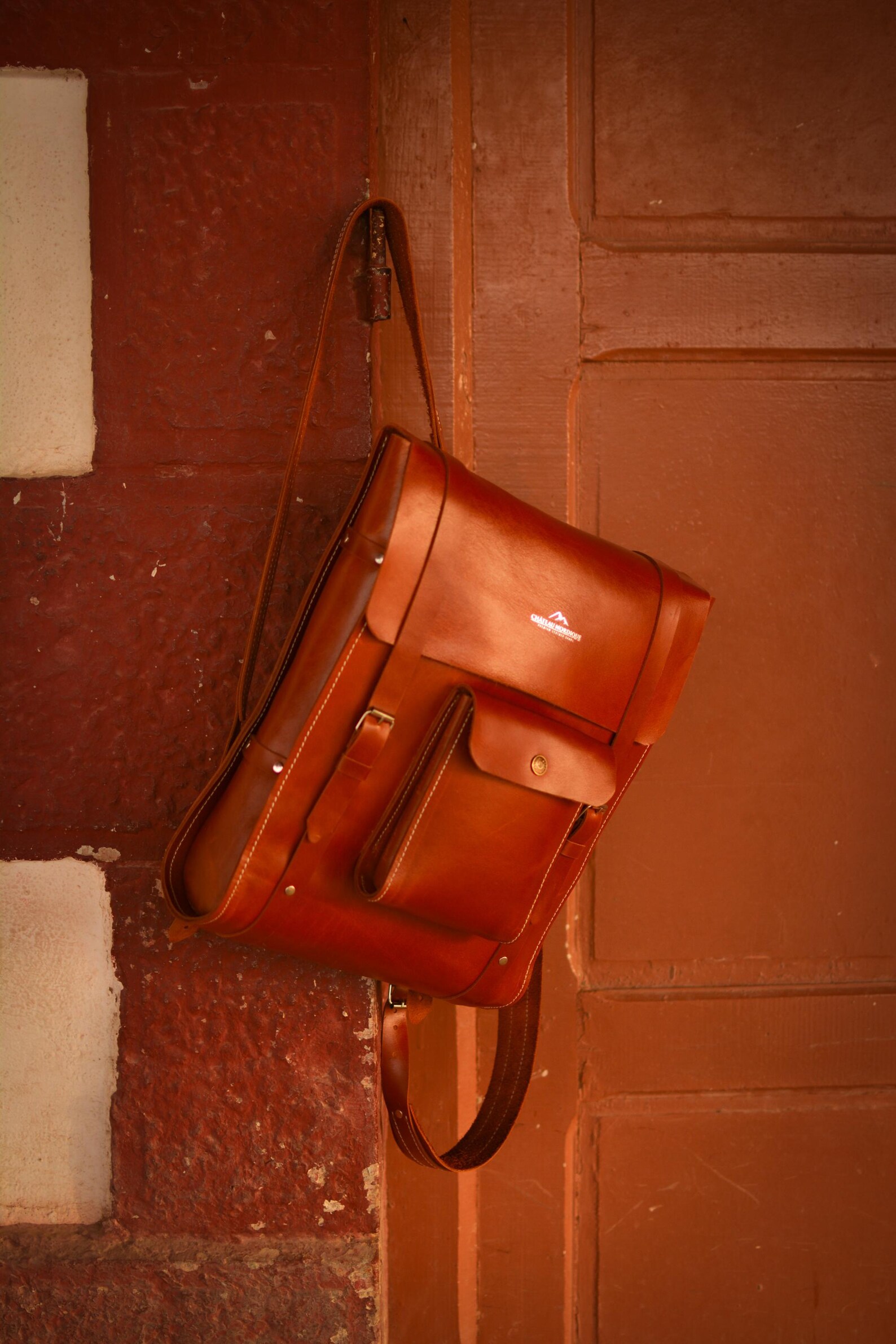 Japanese Style Leather Backpack, Structured and Tough - Etsy