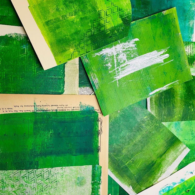 Hand Painted Papers - Etsy