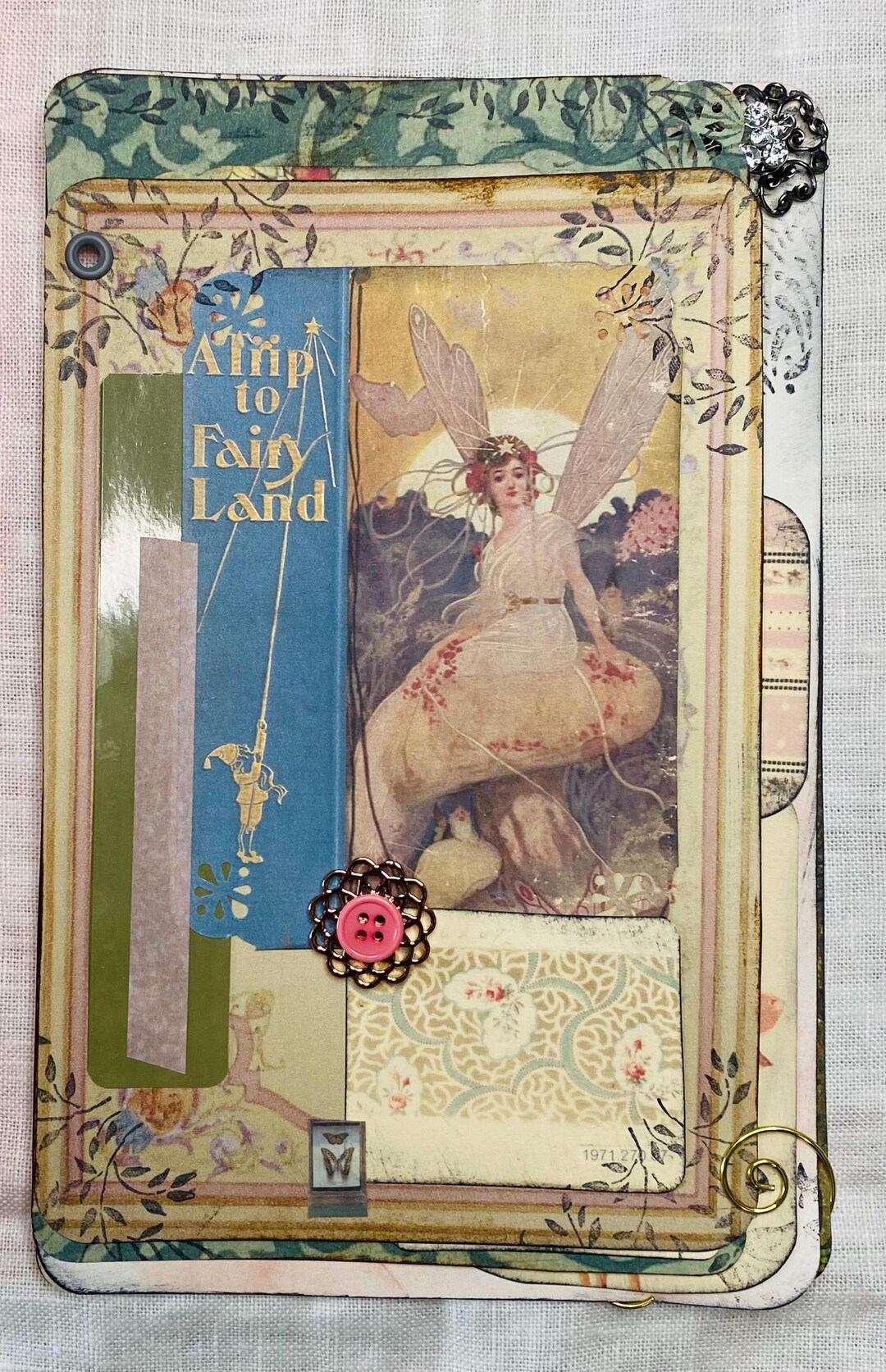Fairy Tags, Fairy Pocket Tuck, Fairy Junk Journal, Collage Tags, Junk ...