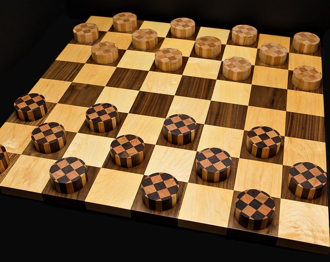 Jumbo Checkers Set Premium Deluxe XL Checkers Set Jumbo Checkers Set ...