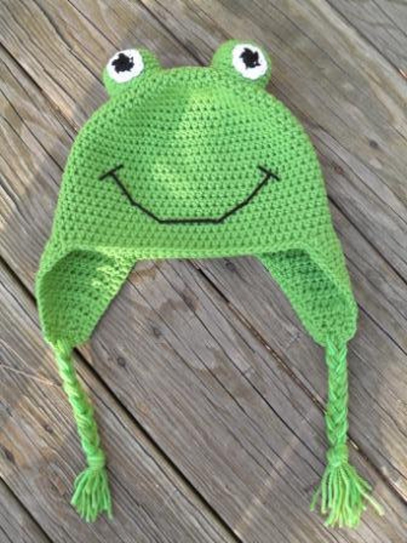 Froggie Face Hat - Etsy
