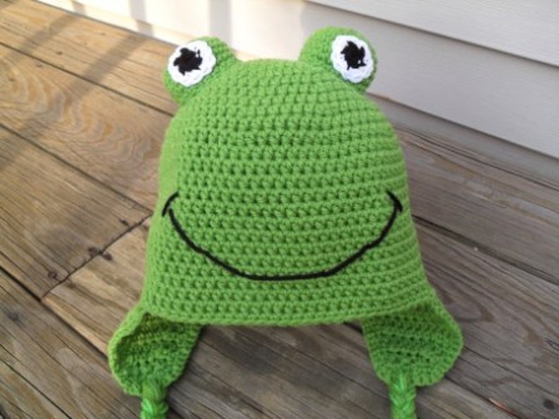 Froggie Face Hat - Etsy