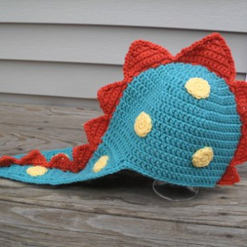 Crochet Dinosaur Hat - Etsy