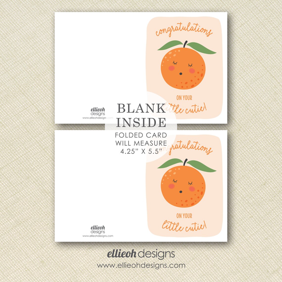 Printable New Baby Card | DIY | INSTANT DOWNLOAD | Printable Card ...
