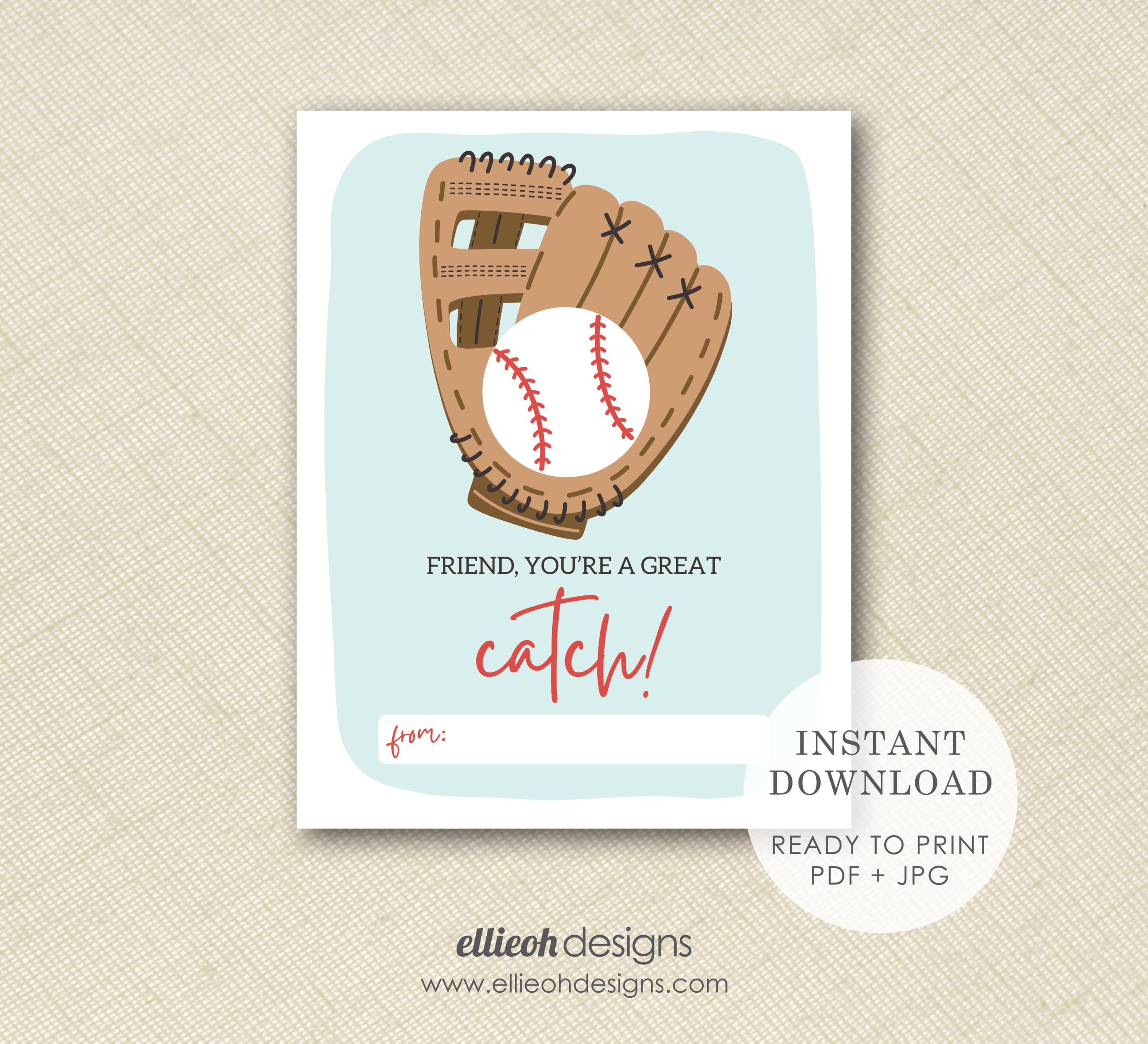 DIGITAL DOWNLOAD | printable valentine | sports theme valentine | boy ...