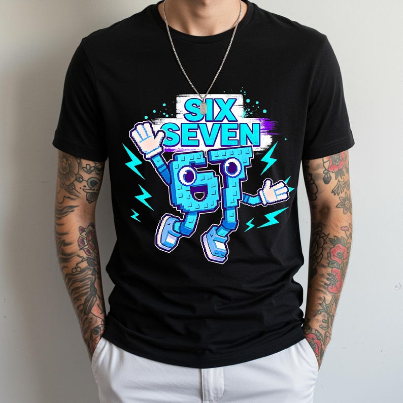 Steal a Brainrot Six Seven PNG, Italian Brainrot Kids Gaming Meme, 67 ...