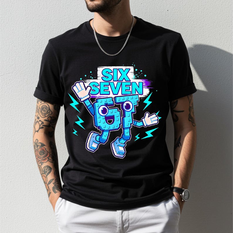 Steal a Brainrot Six Seven PNG, Italian Brainrot Kids Gaming Meme, 67 ...