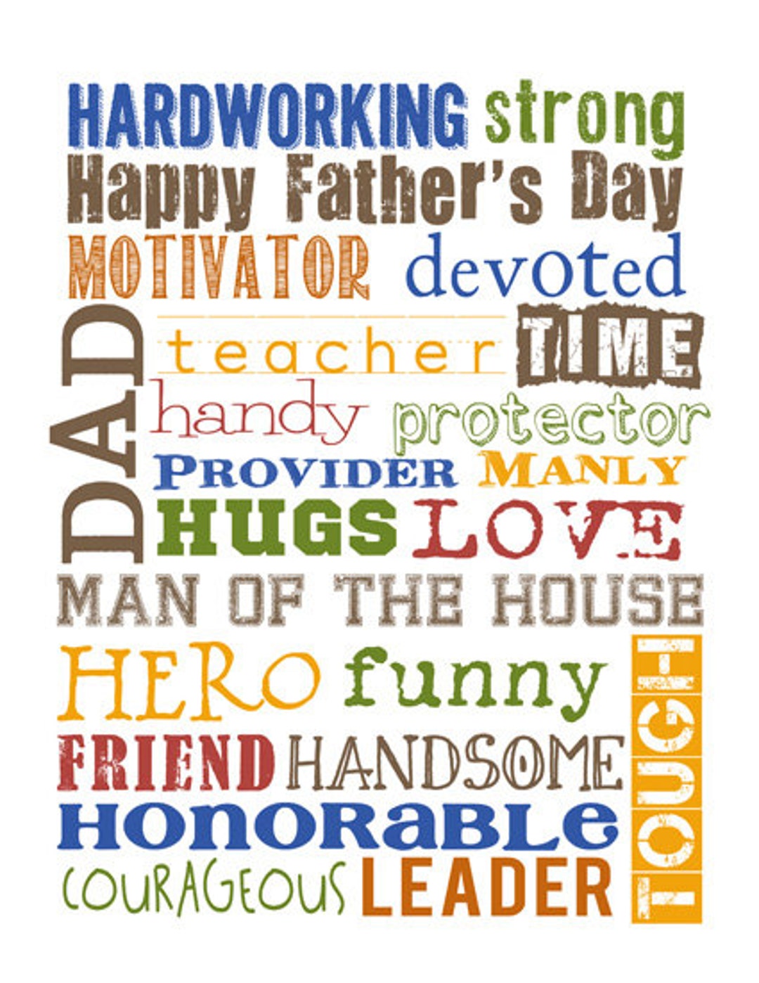 Father's Day Subway Art - Etsy