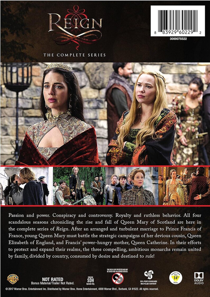 Reign Seasons 1–4 (DVD Set) - Etsy